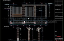 72.Typical Section of Counter Top Wash Basin CAD Drawing DWG