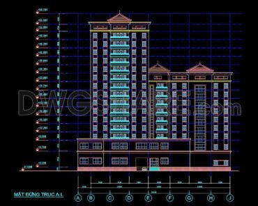 18. CAD drawings of a 17-story high-rise residential building project ...