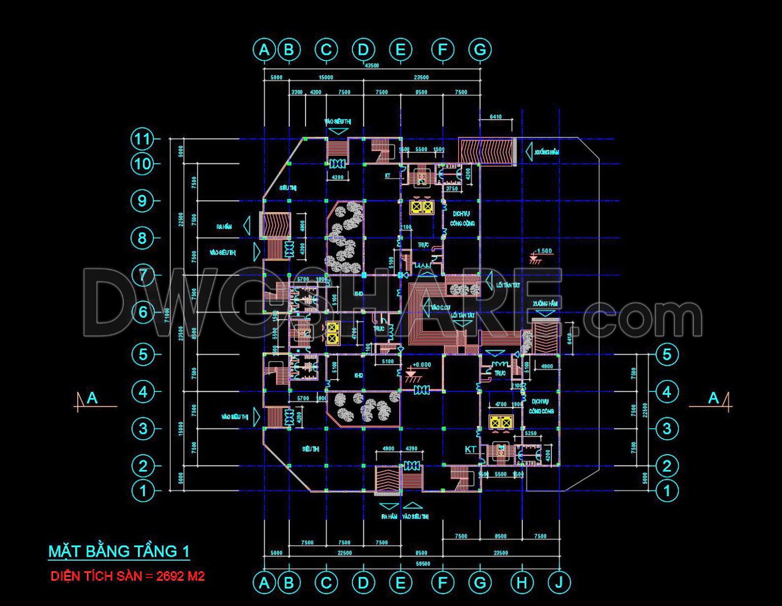 18. CAD drawings of a 17-story high-rise residential building project ...