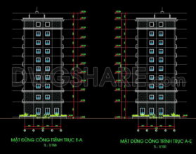 19. CAD drawings of a 10-story high-rise residential building project ...