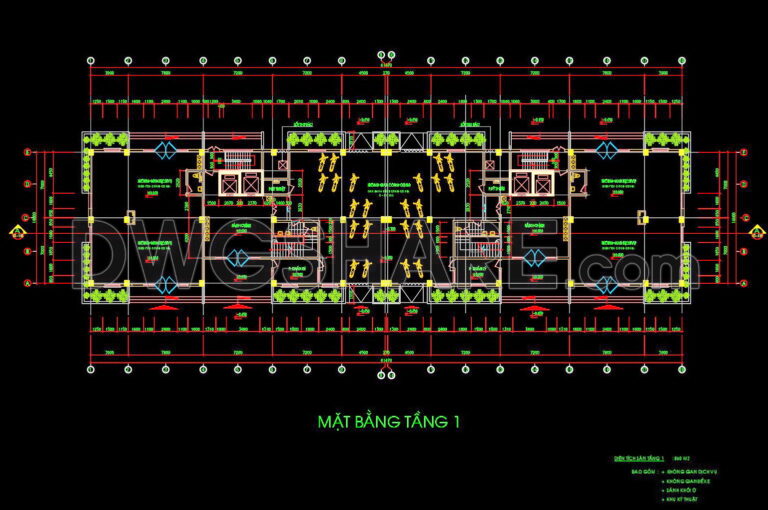 19. CAD drawings of a 10-story high-rise residential building project ...
