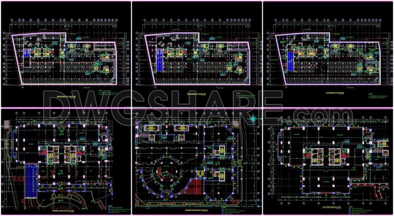 21. Free Download of CAD Floor Plans for a 29-Story Apartment Building