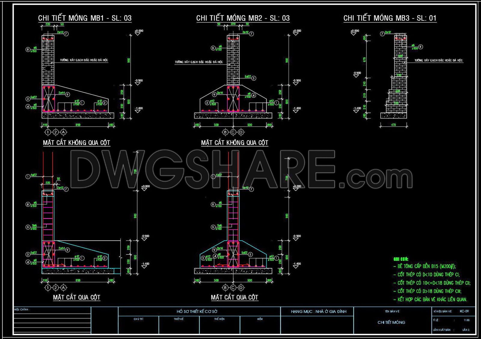 291. Structural Drawings Of 4-Story House A Complete Project 4.4m x 15 ...