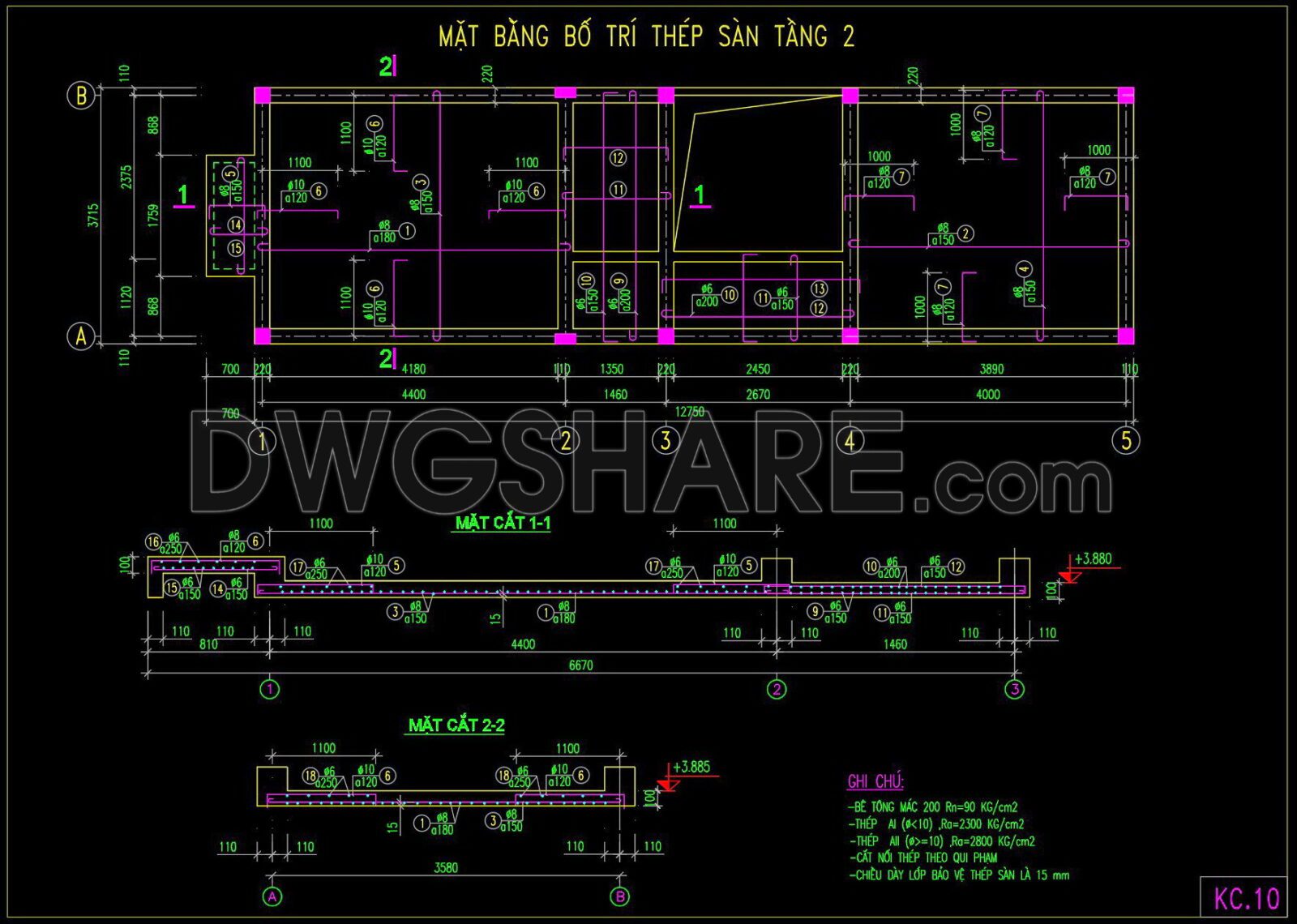 292. Structural Drawings Of 4-Story House A Complete Project 3.7m x 12 ...