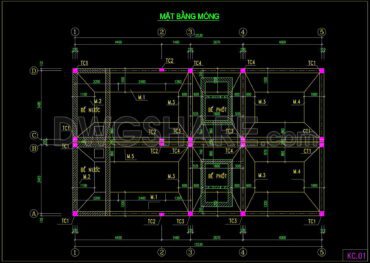 292. Structural Drawings Of 4-Story House A Complete Project 3.7m x 12 ...