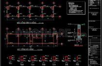 151. CAD drawings of detailed glass balustrade staircase
