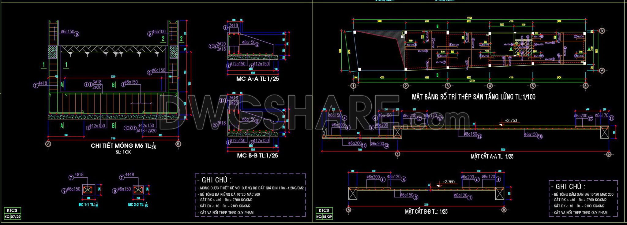 294. Structural Drawings Of 2-Story House A Complete Project 3.8m x 22m ...