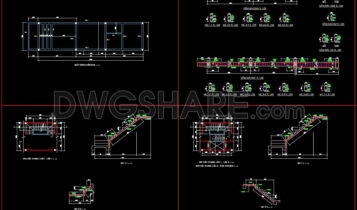 89.Detailed Drawings Of Modular Kitchen In Autocad File