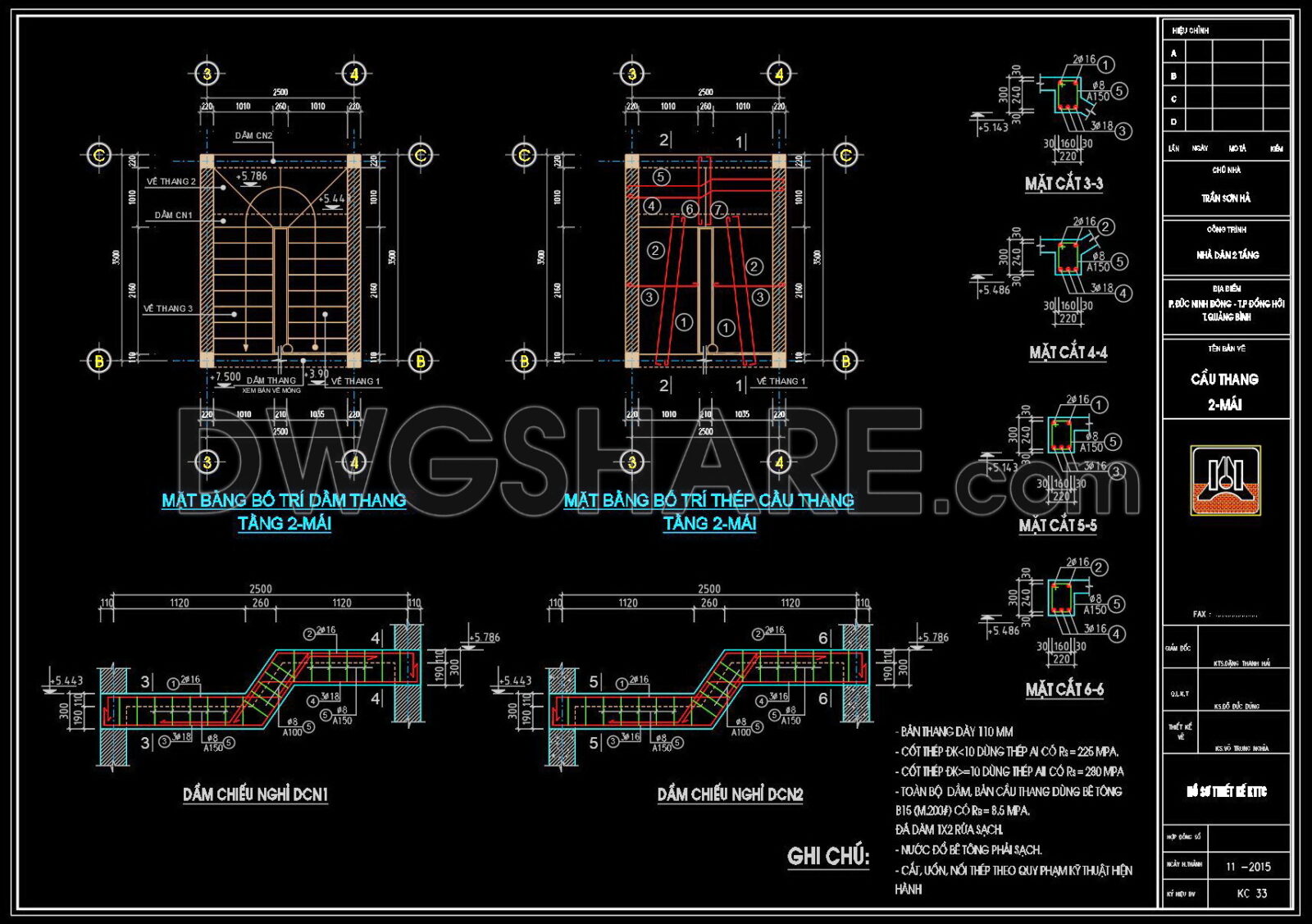 297. Structural Drawings Of 3-Story House A Complete Project 8m x 18m ...