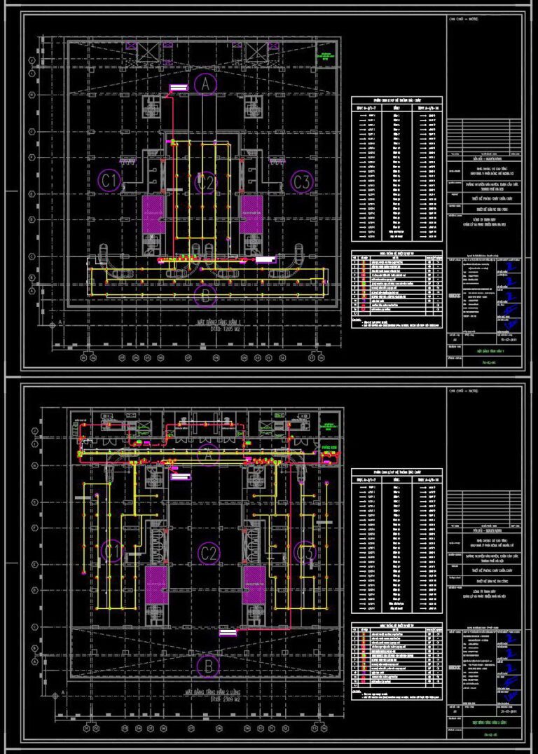 323. Free Download of CAD Drawings for the Fire Protection System of ...