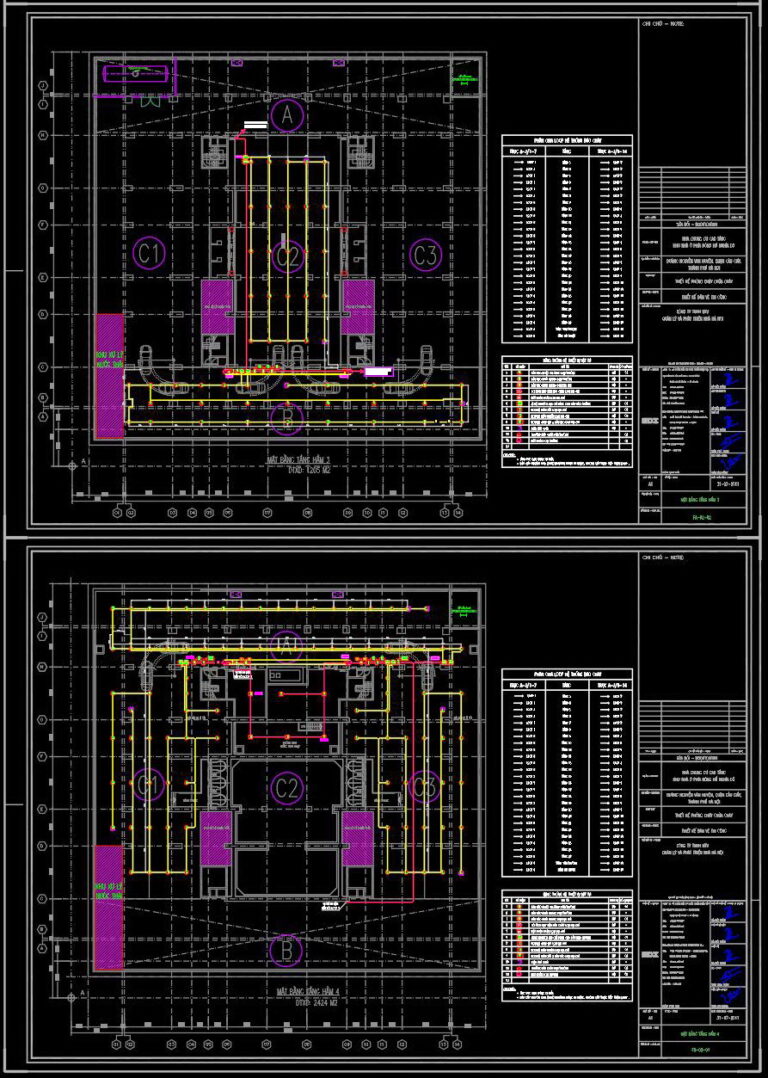 323. Free Download of CAD Drawings for the Fire Protection System of ...