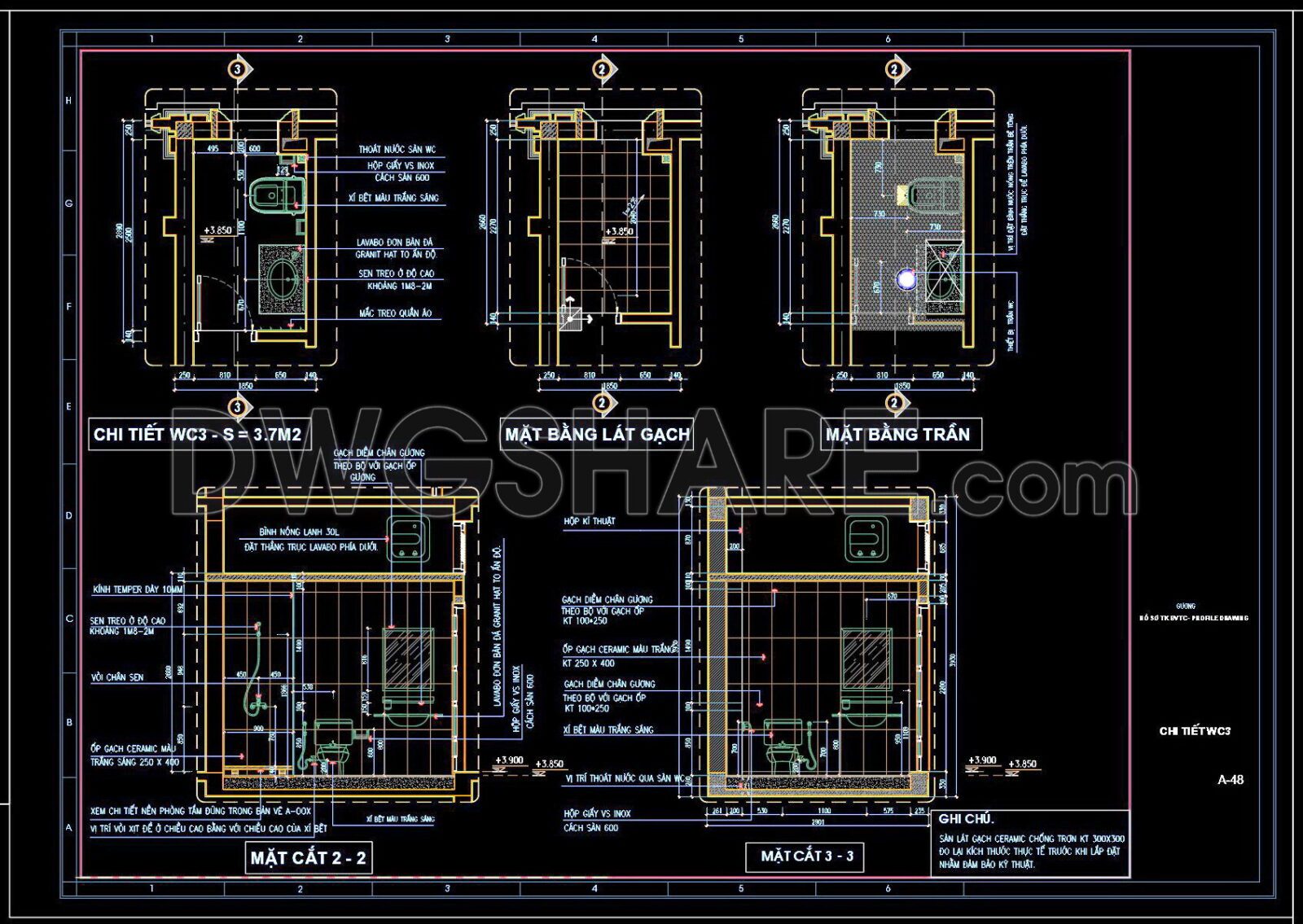 324. Free download of CAD technical drawings for the construction of ...