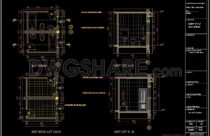 164.Autocad drawing of the roof gutter drainage detail available for ...