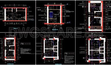 335. Detailed Generator Room CAD Drawing (Floor Plan, Sections) Free ...