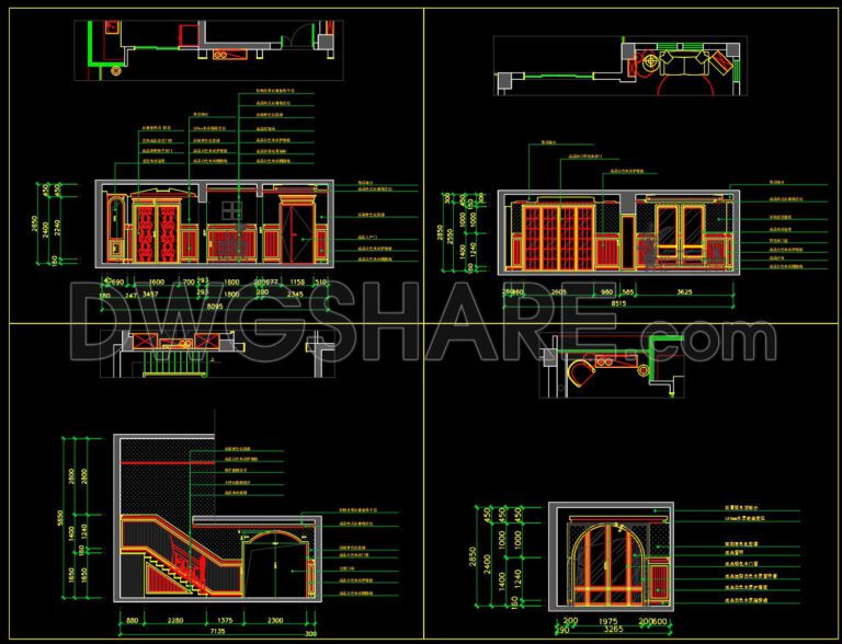 374. Download detailed construction drawings of wood wall cladding for ...
