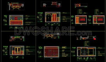 Facades Archives - Free Cad Blocks, download DWG models for architects ...
