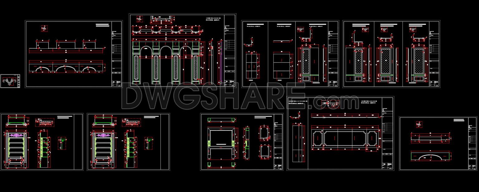 376. Download detailed construction drawings of wood wall cladding for ...