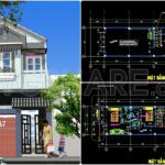 410. Download Cad Design Drawings For A 2-story House With Dimensions 4 ...