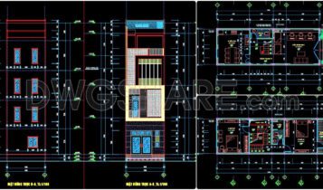 Download free architectural CAD drawings for Townhouses, Villas