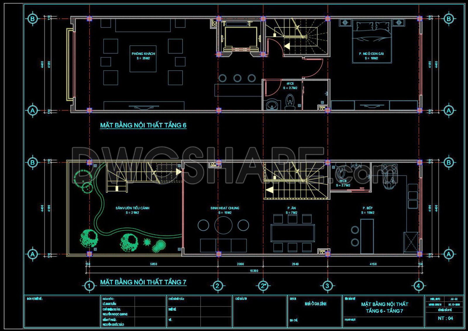 417. Free Download CAD Design Drawings for a 8-Story House with ...