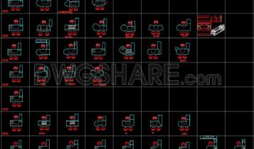 Office Furniture CAD Blocks Free Download, DWG Files