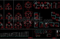 81.Drawer Cabinet AutoCAD blocks free download