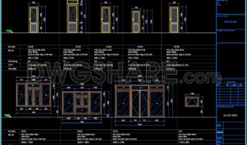 374. Free Download detailed CAD drawings of townhouse stairs