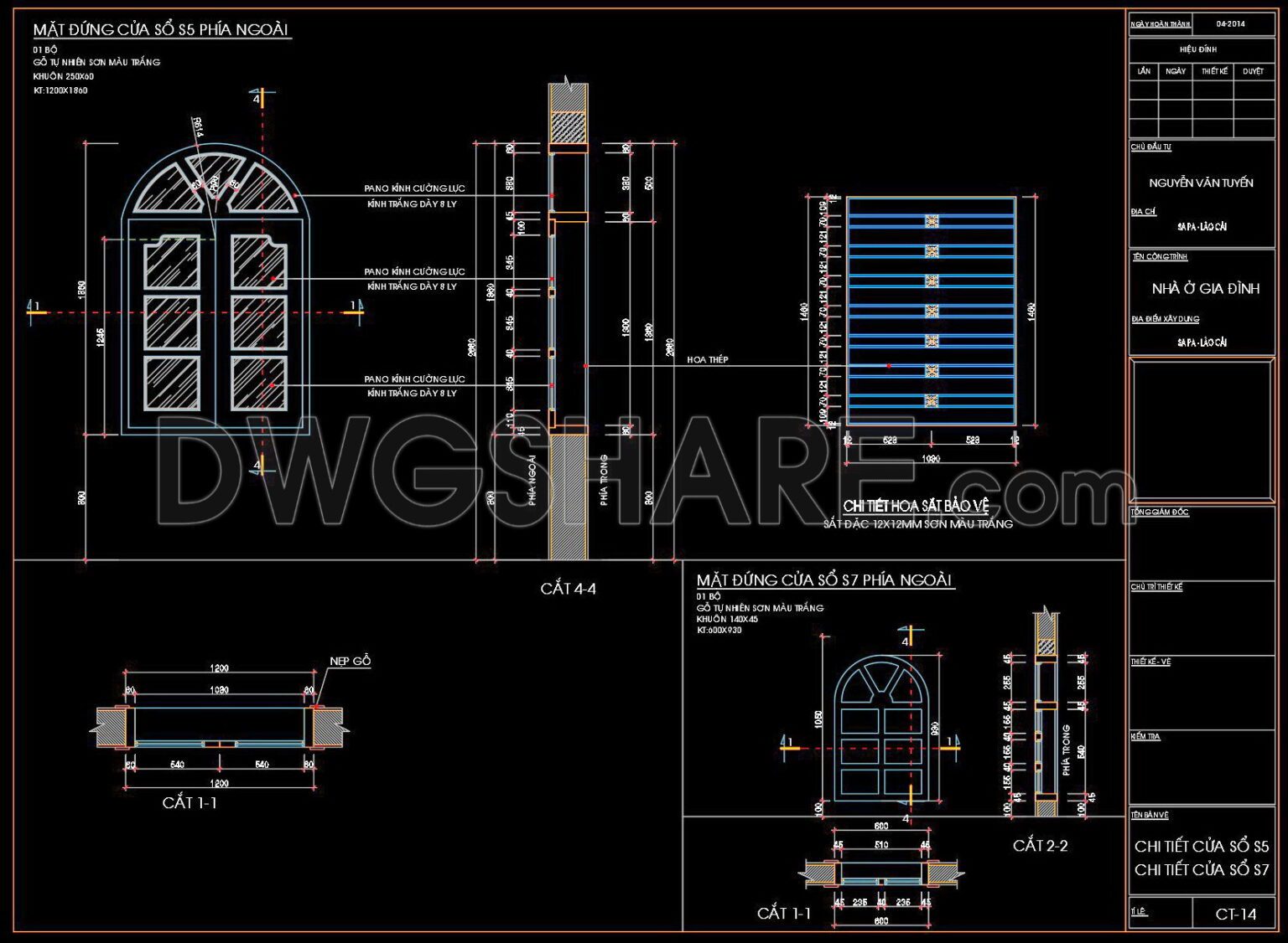 642. Detailed CAD Drawings Of Doors, Windows For Download