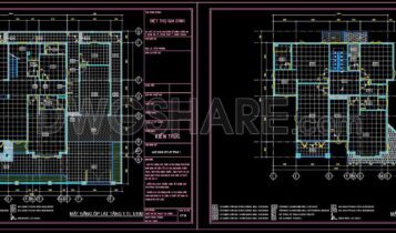 105. Free Download CAD Drawing of the 5th Floor Functional Layout Plan ...
