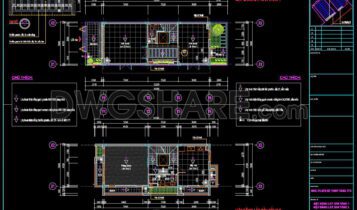 Theater Layout Plan Details With 1500 Seats Full Project AutoCAD File DWG