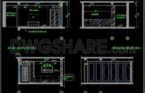 234. The CAD layout drawing of various types of beds for the Spa