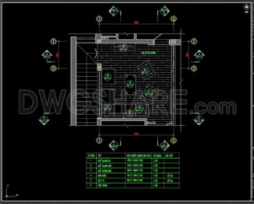 8. Download detailed CAD design drawings of the living room for a townhouse