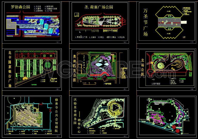 134. Download CAD Drawings of 23 Famous International Water Park Designs