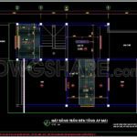166. Free Download Detailed Cad Drawings For The Ceiling Layout Design ...