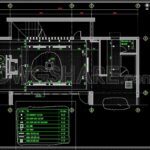 22. Cad Construction Drawings For The Interior Of The Living Room Of A ...