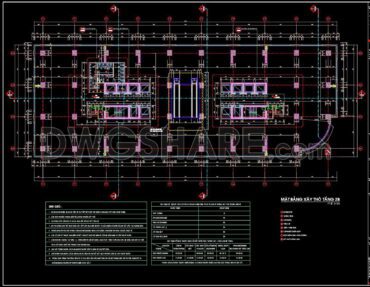 27. Free Download of CAD Floor Plans for a 30-Story Apartment Building
