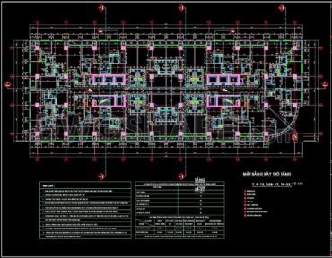 27. Free Download of CAD Floor Plans for a 30-Story Apartment Building