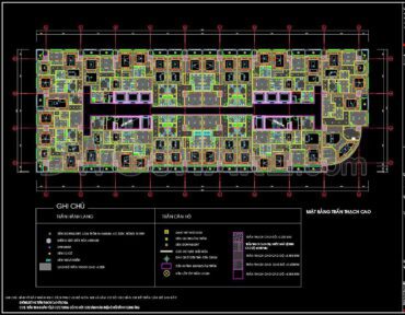 27. Free Download of CAD Floor Plans for a 30-Story Apartment Building
