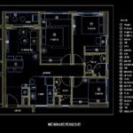 30. Free Download The Cad Drawing Of An 83m2 Apartment Floor Plan ...