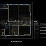 30. Free Download The Cad Drawing Of An 83m2 Apartment Floor Plan ...