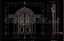 14.Classic Stair, Railing AutoCAD Blocks free download