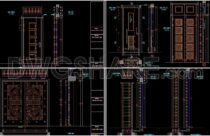 Private University Plan and Elevation AutoCAD File DWG