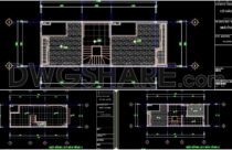 76.Typical Dry Gully Trap Details CAD Drawing DWG