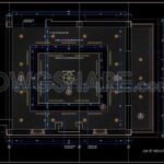 169. Free Download Detailed Cad Drawings For The Ceiling Layout Design ...