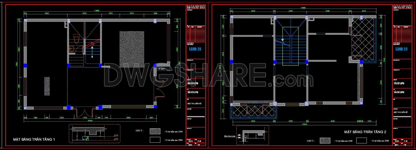 171. Free download of detailed CAD drawings of ceiling plans and ...