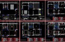 Modern House Plan AutoCAD File Free Download