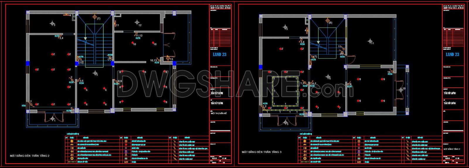 171. Free download of detailed CAD drawings of ceiling plans and ...