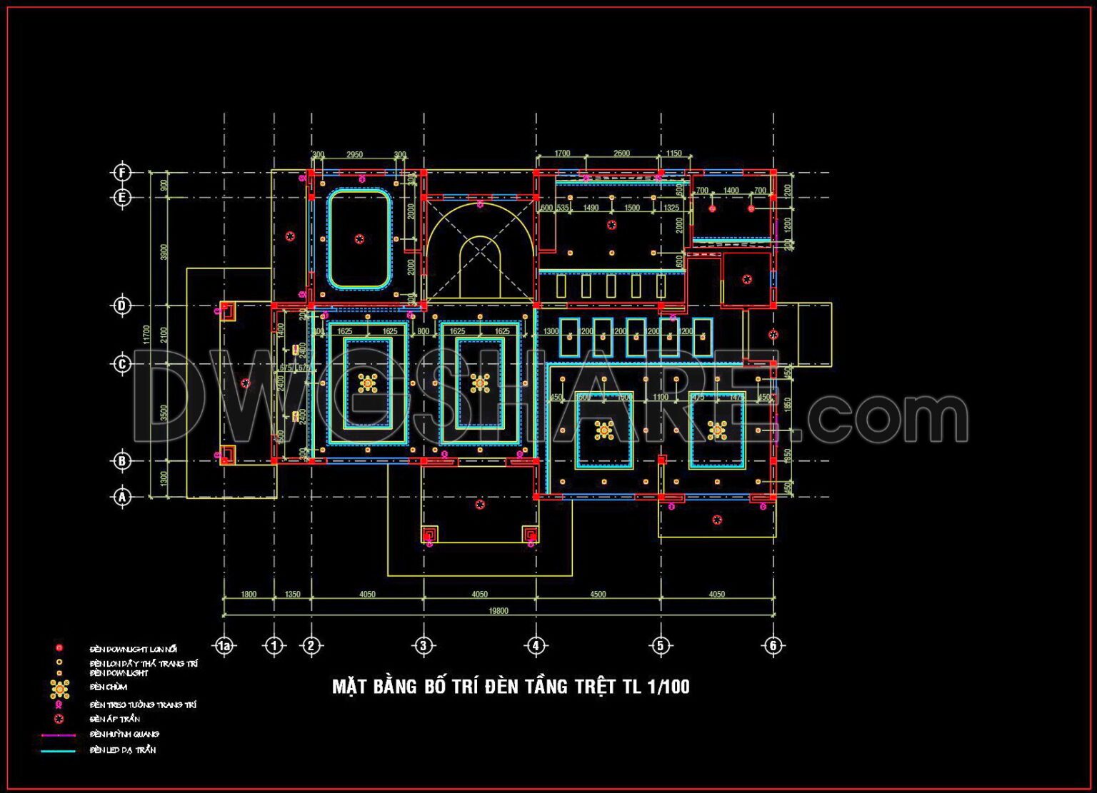 173. Free download of detailed CAD drawings of ceiling plans and ...