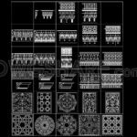 186. Free Download Of Decorative Pattern Design Cad Blocks (1) - Free ...