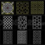 187. Free Download Of Decorative Pattern Design Cad Blocks (2) - Free ...